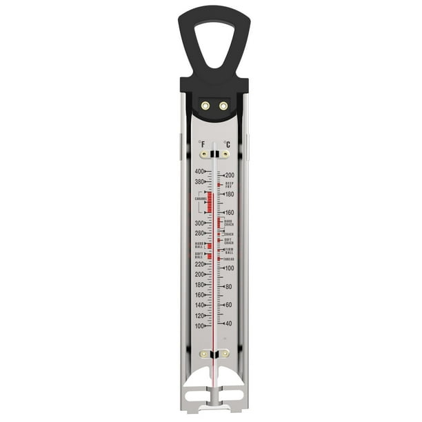 Efengcook Deep Fry Candy Thermometer 12 Inch Paddle Thermometer with ...