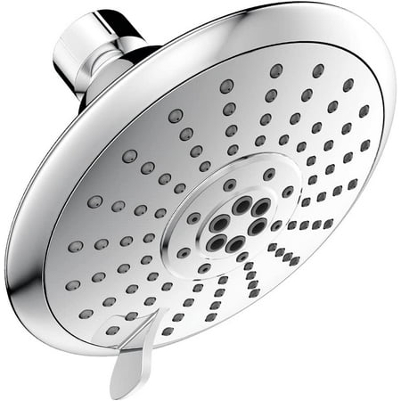 High Pressure Shower Head, 5 Inch Fixed Rain Showerhead, 5 Spray ...