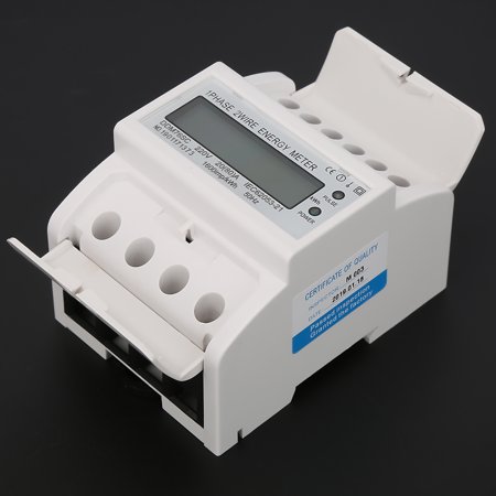 DIN-Rail Electric Meter 35mm Standard KWh Meter Light Weight For ...