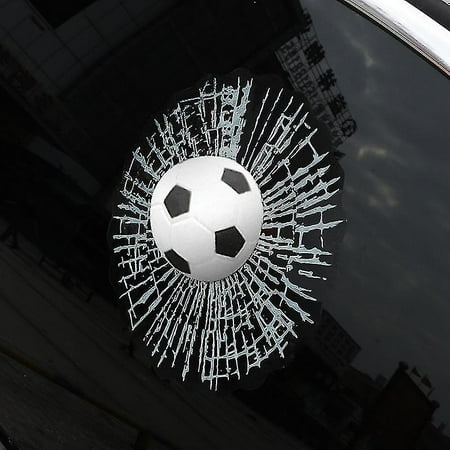 Lepai Funny 3d Simulation Balls Break Glass Car Window StickerFunny 3d ...