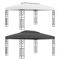 vidaXL Gazebo Pop up Canopy Party Tent Patio Pavilion Shade with Double ...