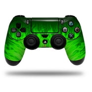 Vinyl Skin Wrap for Sony PS4 Dualshock Controller Lightning Blue ...