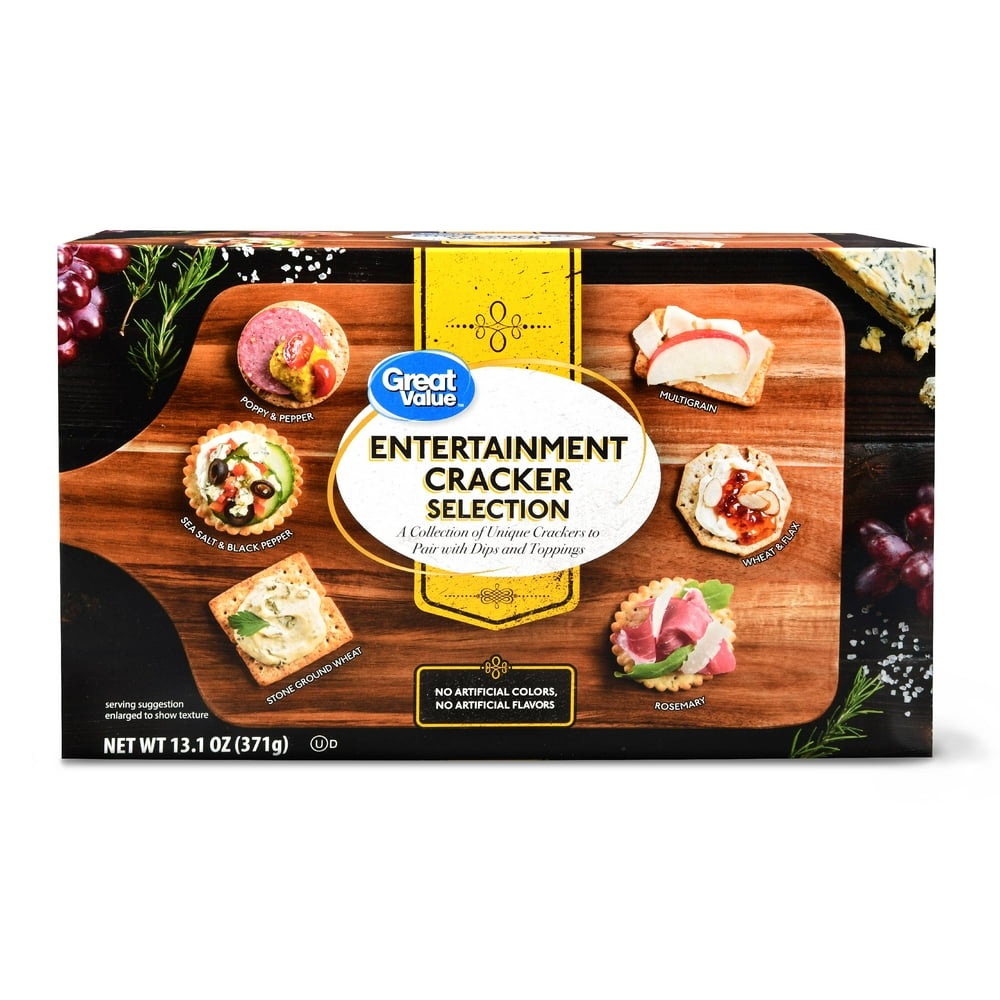 Great Value Entertainment Cracker Selection, 13.1 Oz. - Walmart.com ...