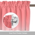 Coral Red Gradient Valances for Windows, Simple Color Gradient Abstract ...