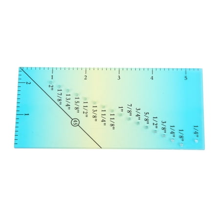 Durable Sew Seam Allowance Ruler With Guide, Clear Scale For Sewing ...
