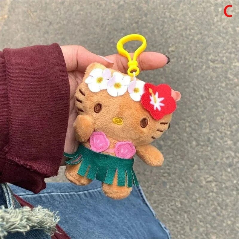 LLavero de juguetes de peluche Kawaii de Hello Kitty Sanrio, bonito ...