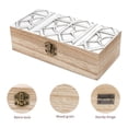 7.9×2.3 In Wooden Boxes Durable Easy To Use Dustproof Prevent Slippery ...