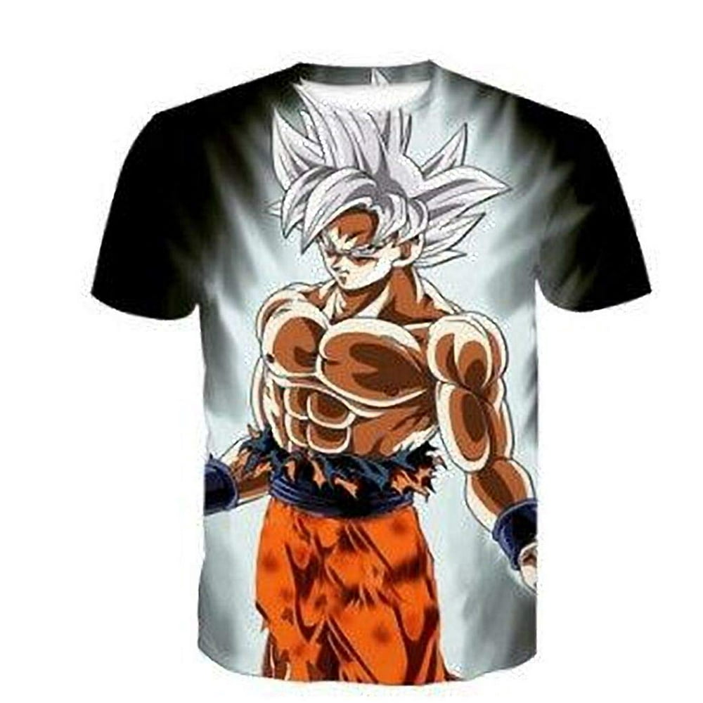 Goku Dragon Ball Z DBZ Compression T-Shirt Super Saiyan - 21 - Walmart ...