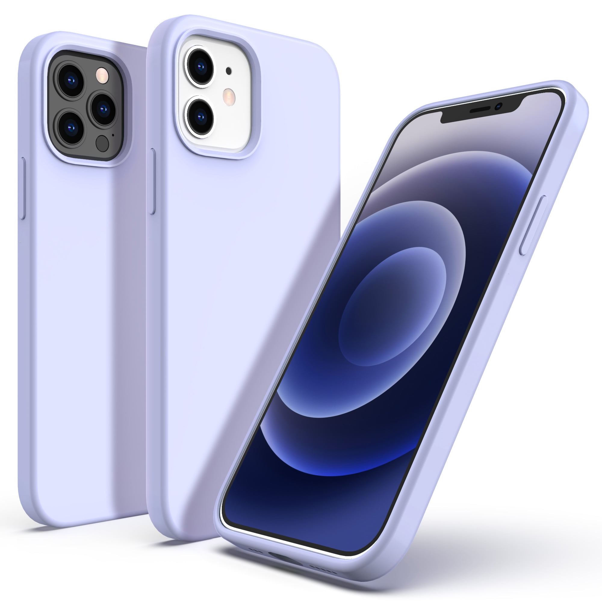 Buy iPhone 12 Case, iPhone 12 Pro Silicone Case, ULAK Slim Gel Rubber ...