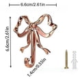 Bow Hooks | Coat Hat Key Storage Shelf | Cute Wall Hooks | for Scarf ...