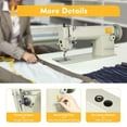 Industrial Leather Sewing Machine Automatic Lockstitch Leather Fabrics ...