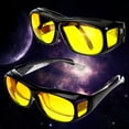 HD Vision Wrap Around Day Night Driving Sunglasses Set of 2, Optic ...