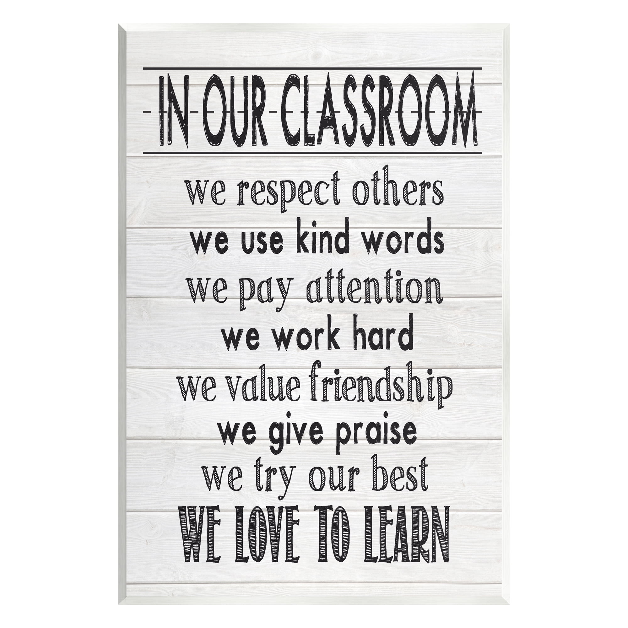 Classroom Respect Sign