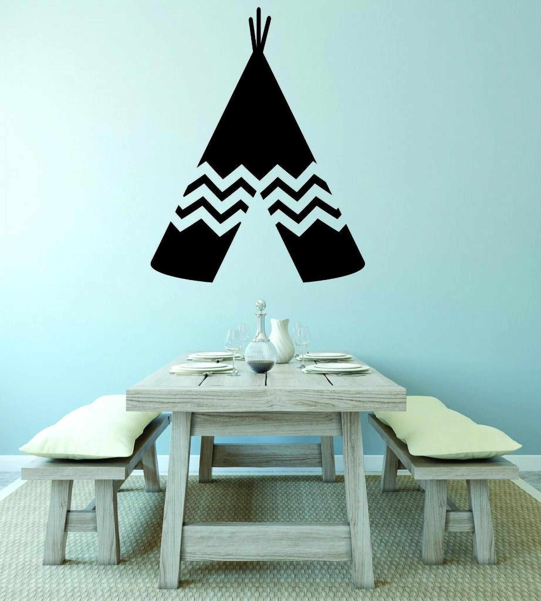 Wall Design Pieces Tee Pee Design 12x12 - Walmart.com