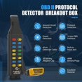 Osfvolr OBD Breakout Box OBDII Protocol Detector for Professional ...