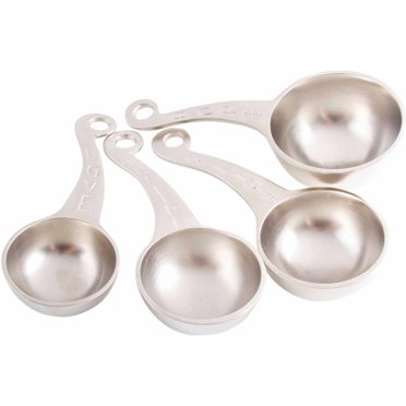 Creative Co-Op Black & White Stoneware Measuring Cups with Gold ...