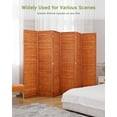JOSTYLE 6-Panel Room Divider Folding Privacy Screen Room Divider Wall ...