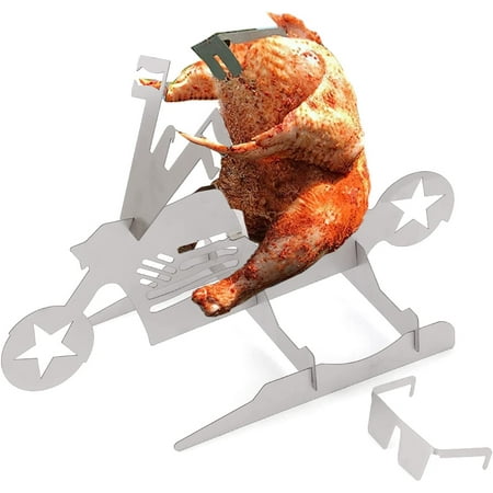 Grills, Portable Motorcycle Grilled Chicken Rack, Indoor Outdoor Beer ...