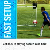 Franklin Sports Polyethylene Replacement Soccer Net Goal and Soccer ...