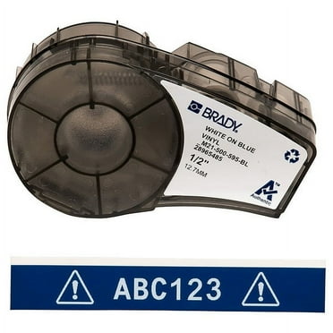 Brady Label Cartridge,1-1/4" W,Black/White M21-1250-427 - Walmart.com
