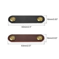 Pack of 10 Leather Cable Straps Cord Organizer Cable Ties for USB Cable ...