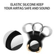 Peduu AirTag Holder 4 Pack, Silicone Shockproof Waterproof Keychain ...