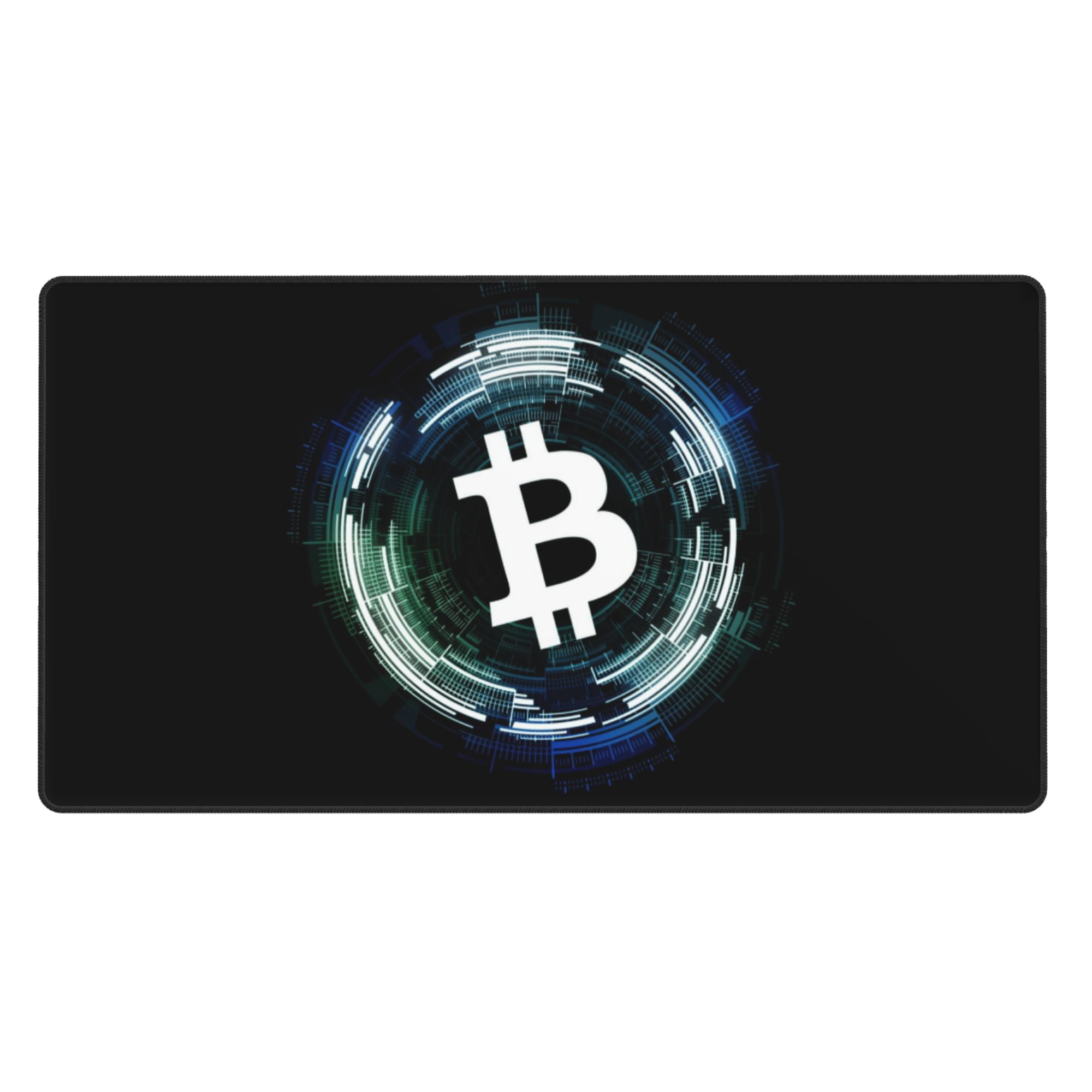 Large Mouse Pad, Cryptocurrency Blockchain Bitcoin Non-Slip Waterproof ...