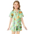 Big Girls Clothes Summer 2 Piece Outfits Festival Printed Silk ...