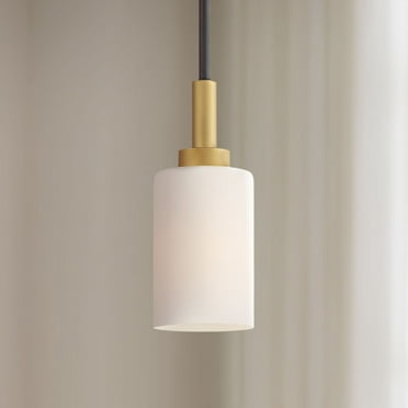 Possini Euro Design Portico Gold Mini Pendant Lighting 5" Wide Modern ...