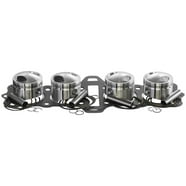 KB Performance Pistons KB243.040 4.080 in. Bore Plus 6cc Flat Top ...