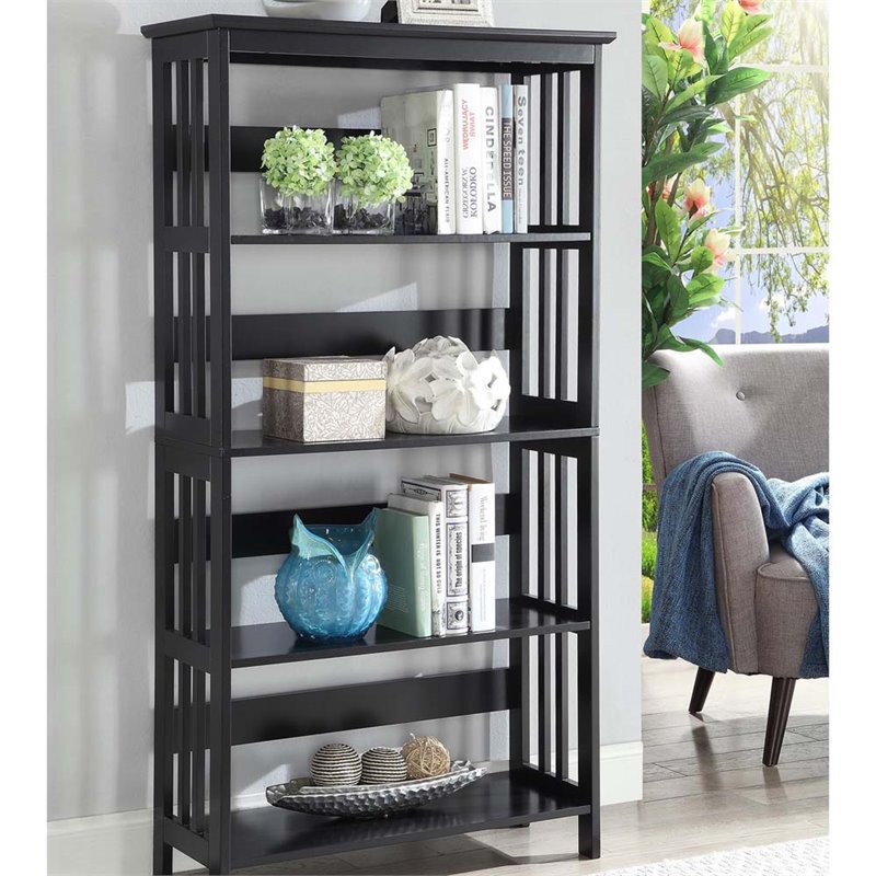 Convenience Concepts Mission 5-Tier Bookcase, Multiple Colors - Walmart.com