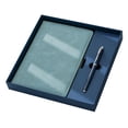 A5 PU Leather Notebook and Pen Set with Box, 200 Pages Hardcover ...