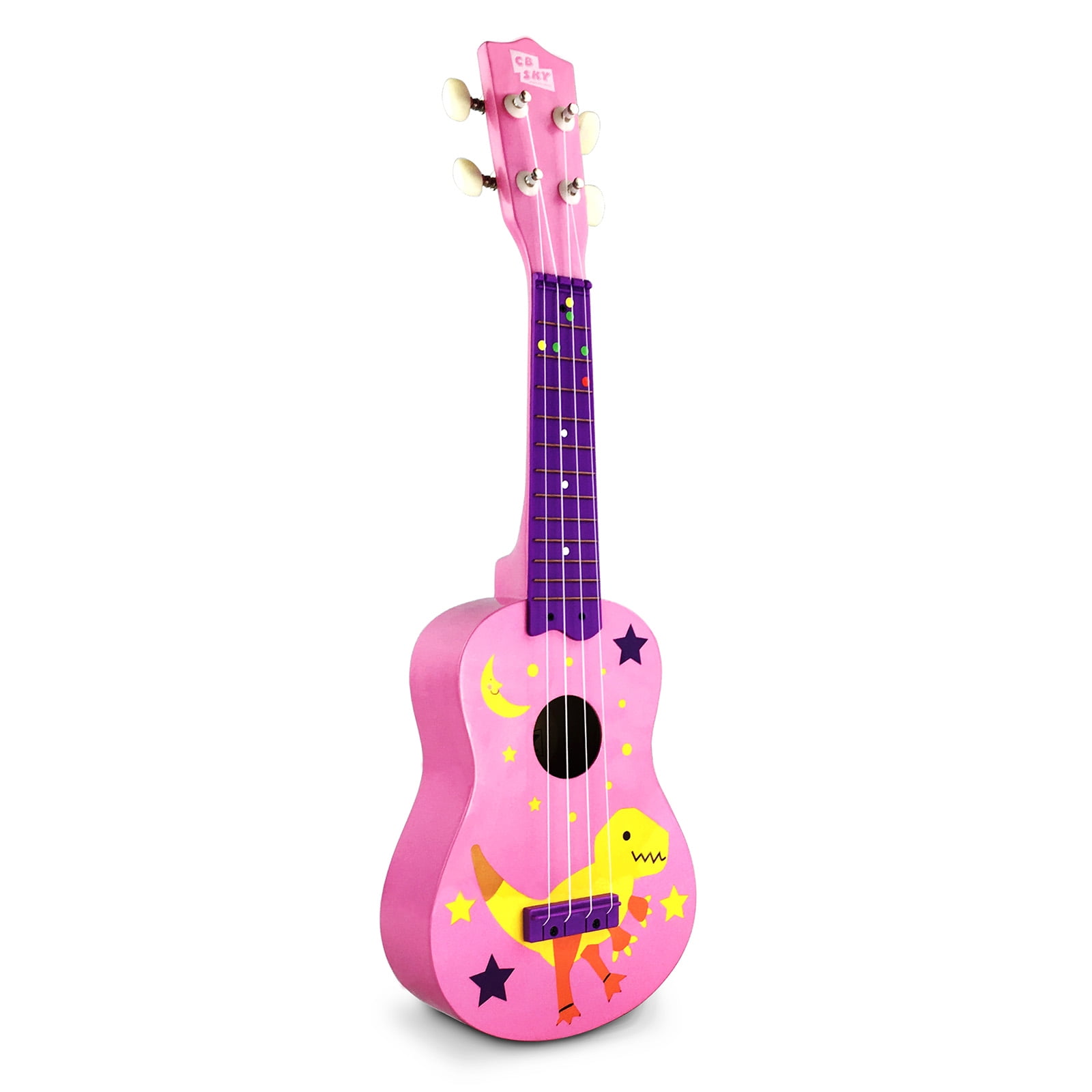 Click here for Yeacher 21-Inch Pink Dinosaur Ukulele With Wooden... prices