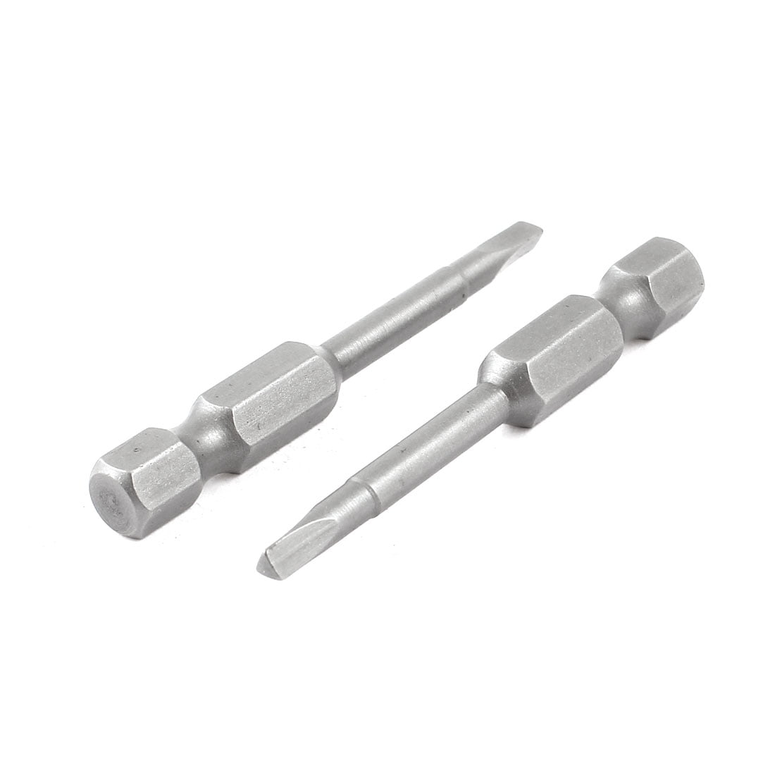 Unique Bargains 2 Pcs Gray Metal 3mm Magnetic Head Triangle Screwdriver ...