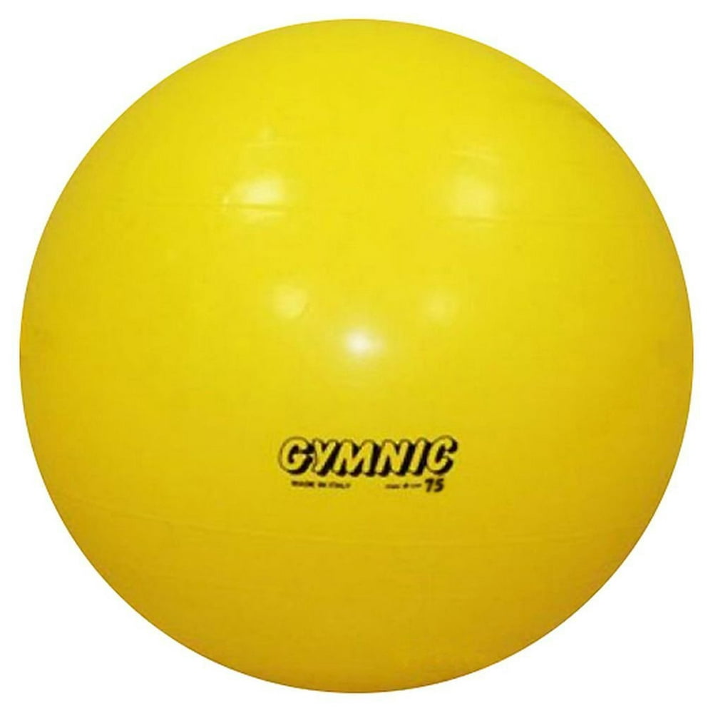 Physiotherapy 18 in. Dia. Gymnic Classic Ball in Yellow - Walmart.com - Walmart.com