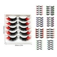 HSMQHJWE Reusable Adhesive Eyelashes Eye Tail Color Imitation Eye ...