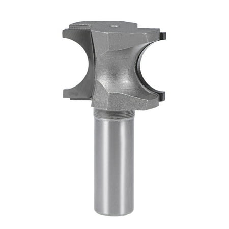 Router Bit 1/2 Shank 5/8" Dia. Half Round End Mill 2 Flute Bull Nose ...