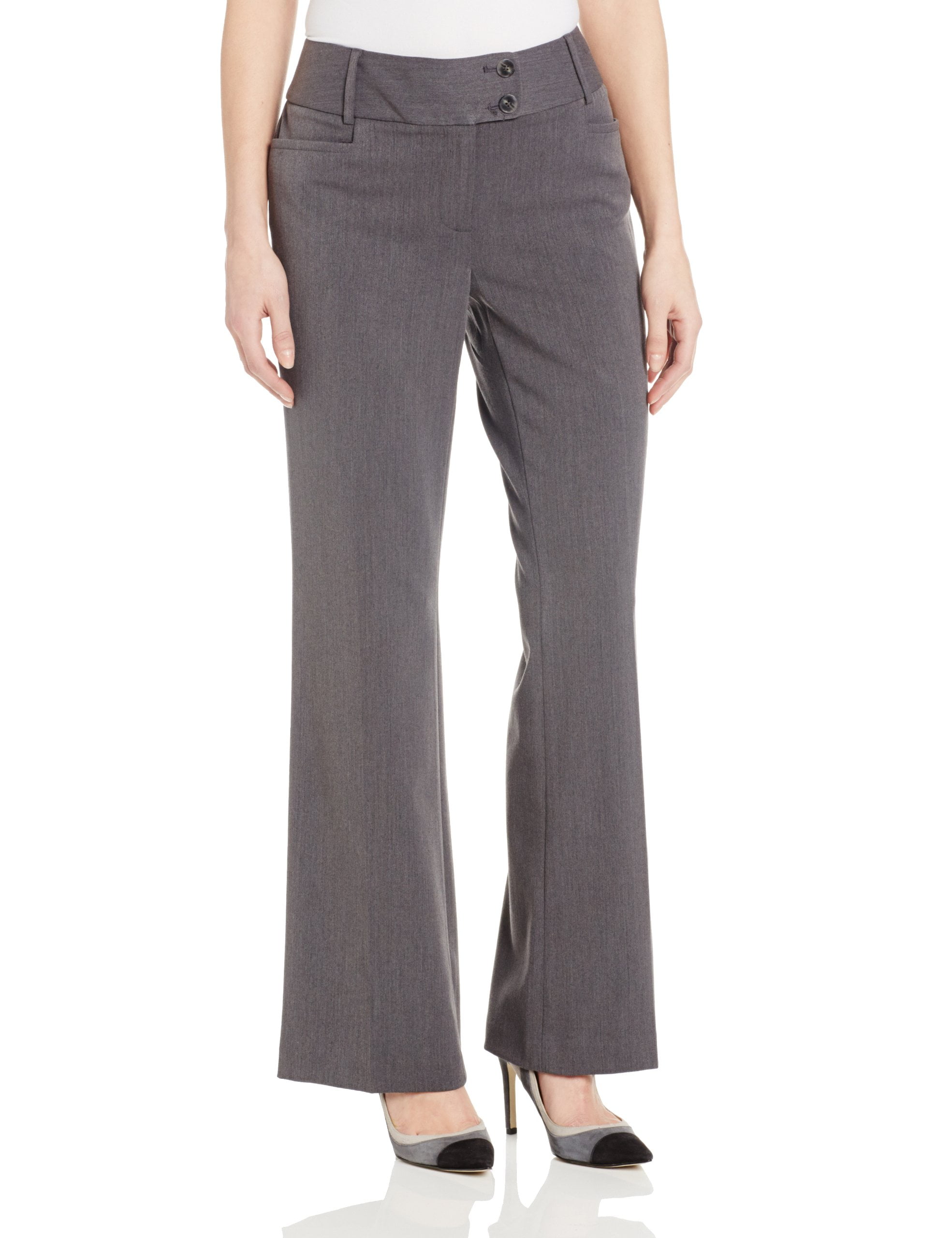 Women's Curvy Fit Boot Leg Pant - Walmart.com