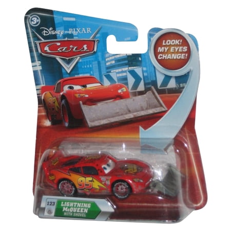 Disney Pixar Movie Cars Lenticular Eyes Lightning McQueen Shovel Die ...