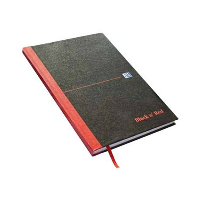 Black n' Red A5 - Notebook - wire-bound - A5 - 140 pages - black with ...