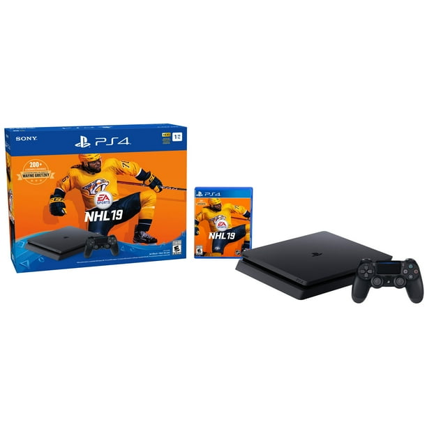 Sony PlayStation 4 1TB Slim - NHL 19 Bundle Edition - Walmart.com ...