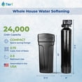 Tier1 Whole House Water Softener System Compact 24,000 Grain High ...