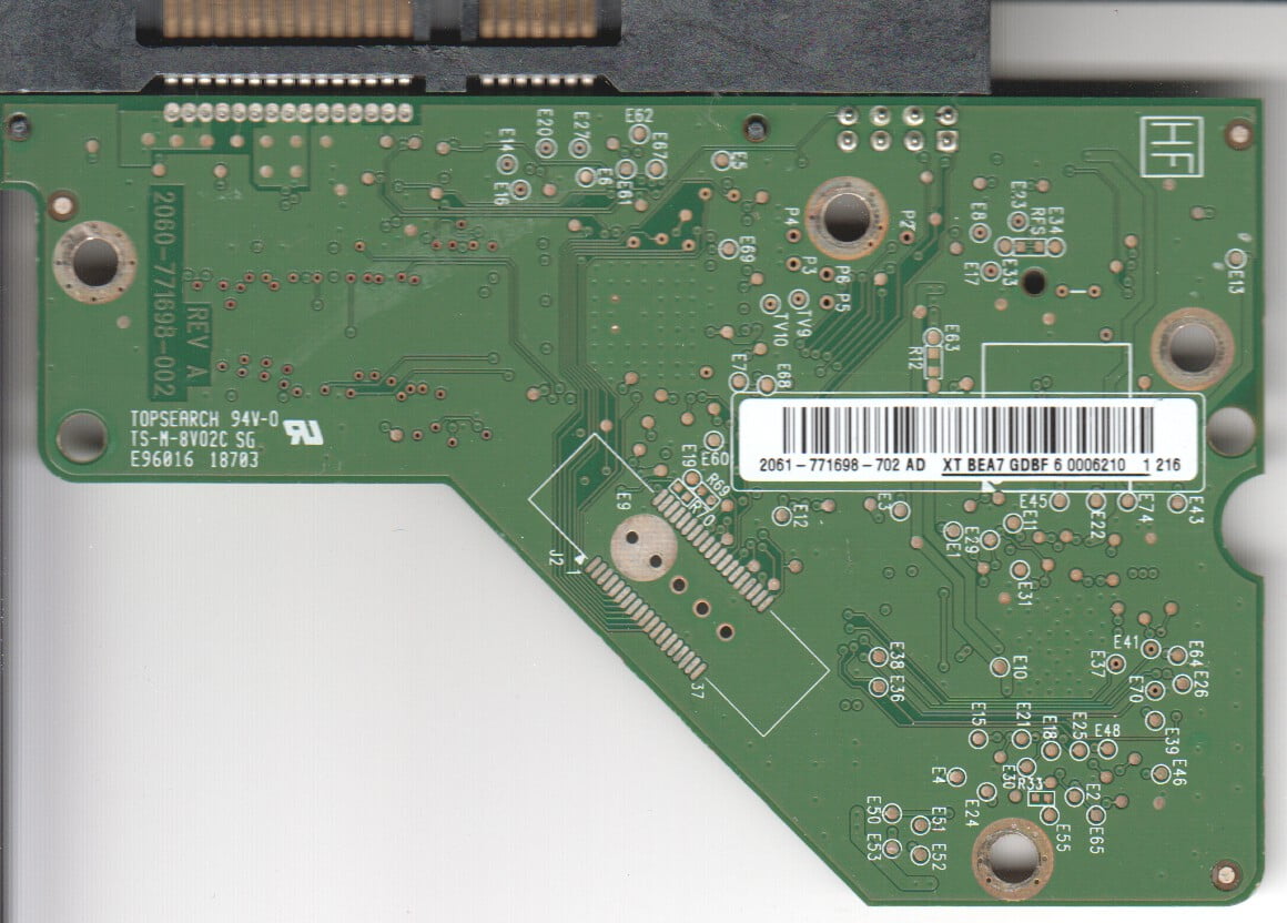 WD20EACS-11BHUB0, 2061-771698-702 AD, WD SATA 3.5 PCB - Walmart.com