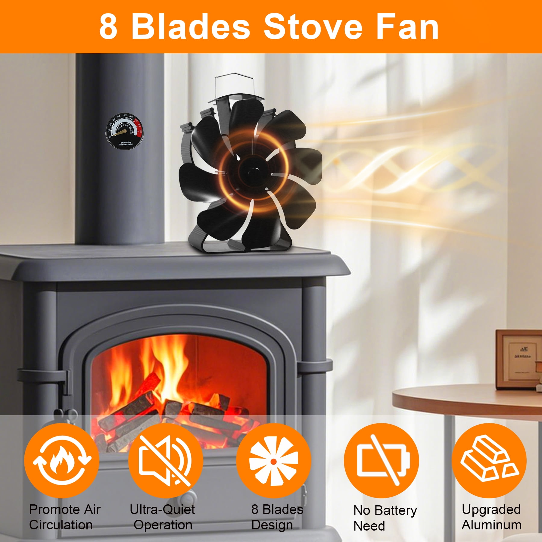 Wood Stove Heat Circulation