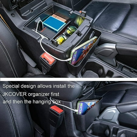 Center Console Hanging Box Compatible With Jeep Wrangler Jl/jlu 2018 ...