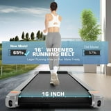 FUNMILY Under Desk Treadmill with LED Display and Remote Control, Gray - Walmart.com