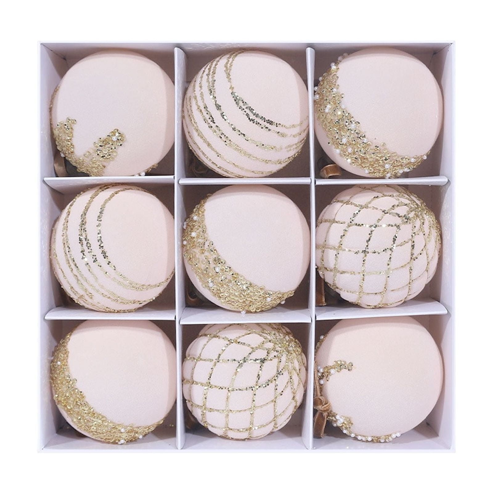 Click here for Staron Shatterproof Pink Velvet Christmas Ornament... prices