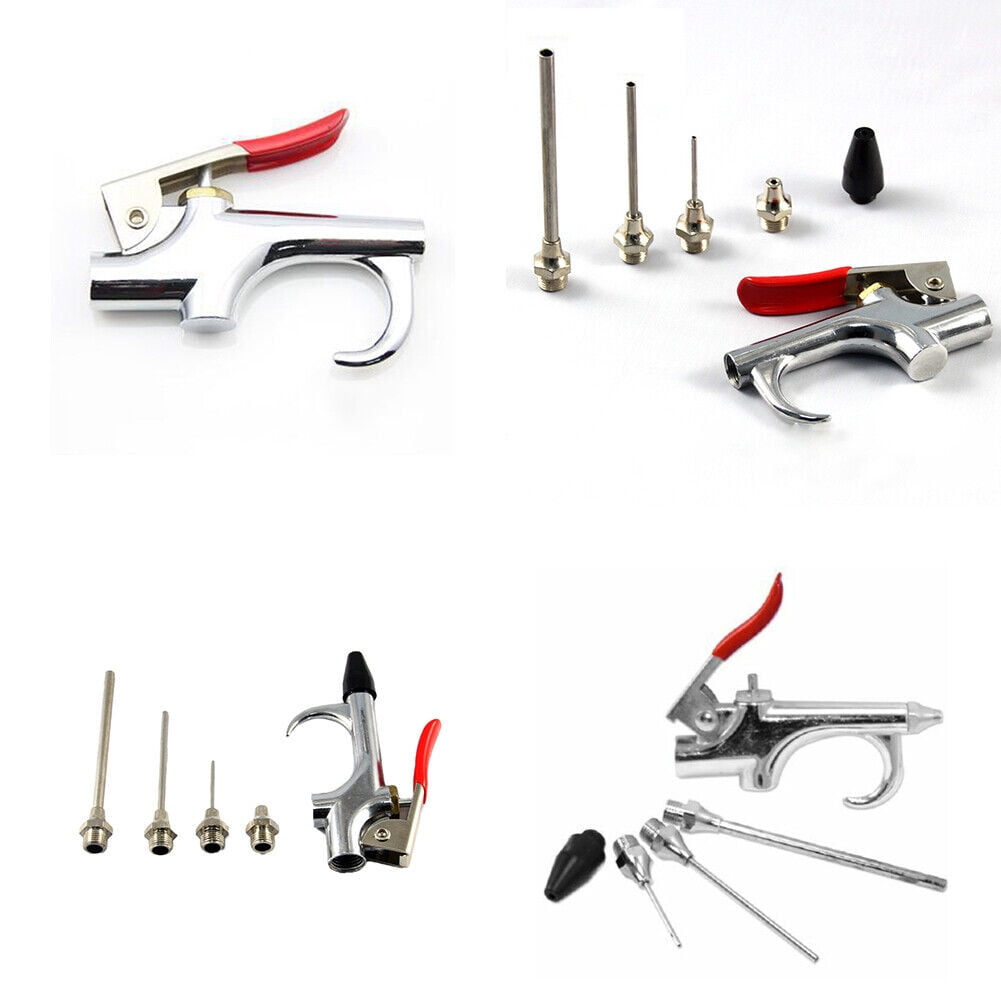 US 2-4 Pack Air Blow Gun Kit Air Compressor Nozzle Tip Needle Inflation ...