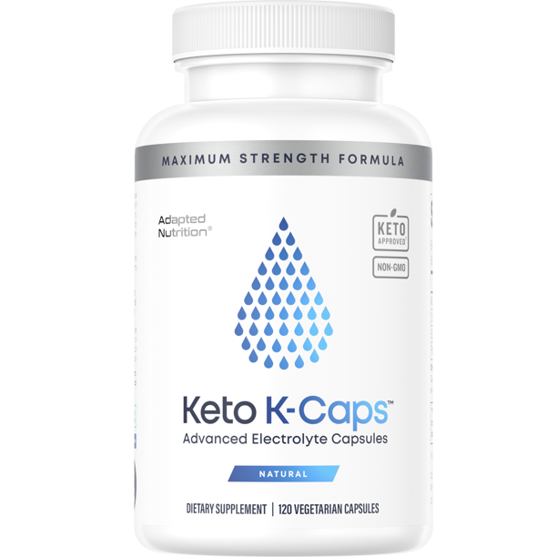 Adapted Nutrition | Keto K-Caps Unflavored Electrolyte Capsules | 40 ...
