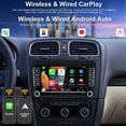 Podofo Android 15.0 Car Stereo 7 Inch Touch Screen 4G+64G CarPlay Radio ...
